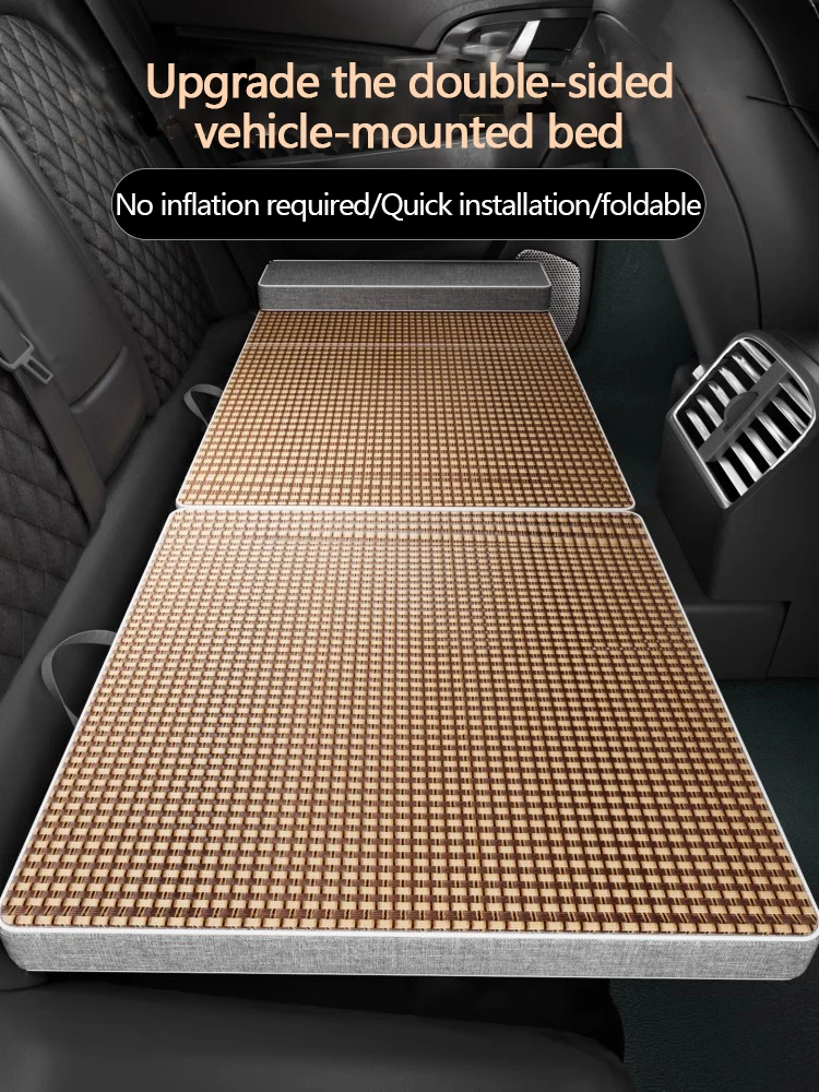 Rear car sleeping pad, foldable travel bed, trunk single-person car ...