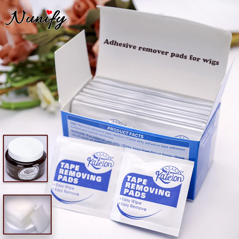 Individual-Package-Lace-Glue-Remover-Pads-20Pcs-Non-woven-Adhesive ...