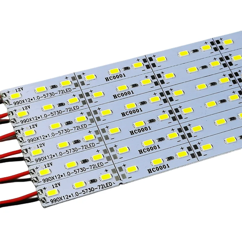 10PCS 50CM LED Hard Rigid Strip High Brightness SMD 5730 5V 12V 24V ...