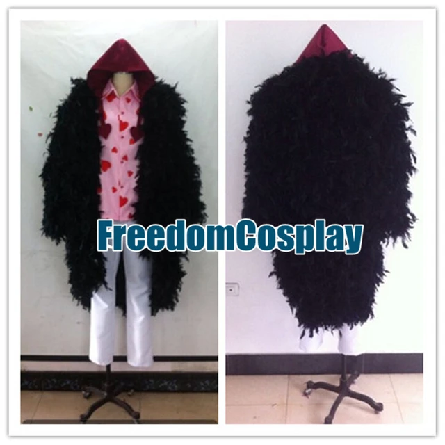 One Piece Corazon Donquixote Rosinante Cosplay Costume XL, 60% OFF