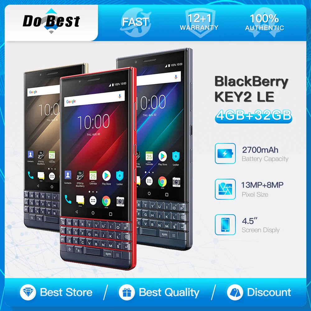 Telefone-celular-BlackBerry-Key2-LE-4G-display-LCD-de-4-5-Polegada-3GB ...