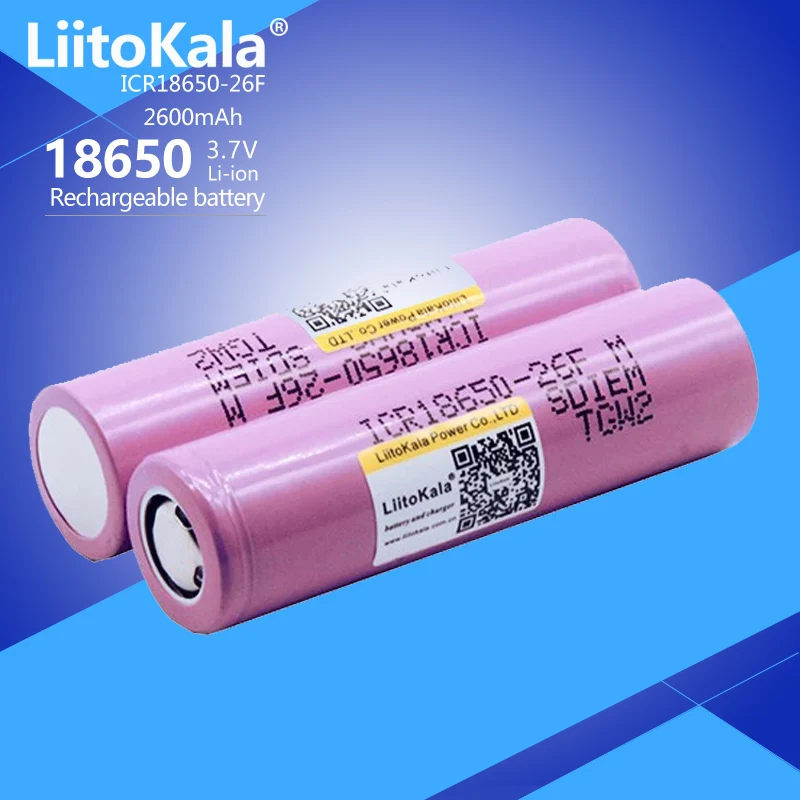 Hot-Liitokala-18650-battery-New-100-Original-18650-2600mAh-Li-ion ...