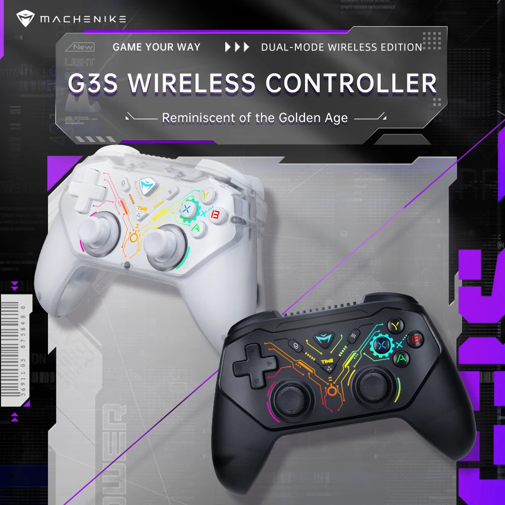 MACHENIKE-G3S-Wireless-Gaming-Controller-USB-2-4GHz-Gamepad-Linear ...