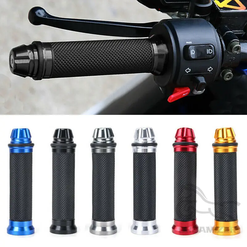 1Pair-7-8-Motorcycle-Handle-Grips-Anti-Slip-Handlebar-Bar-Grips-Bicycle ...