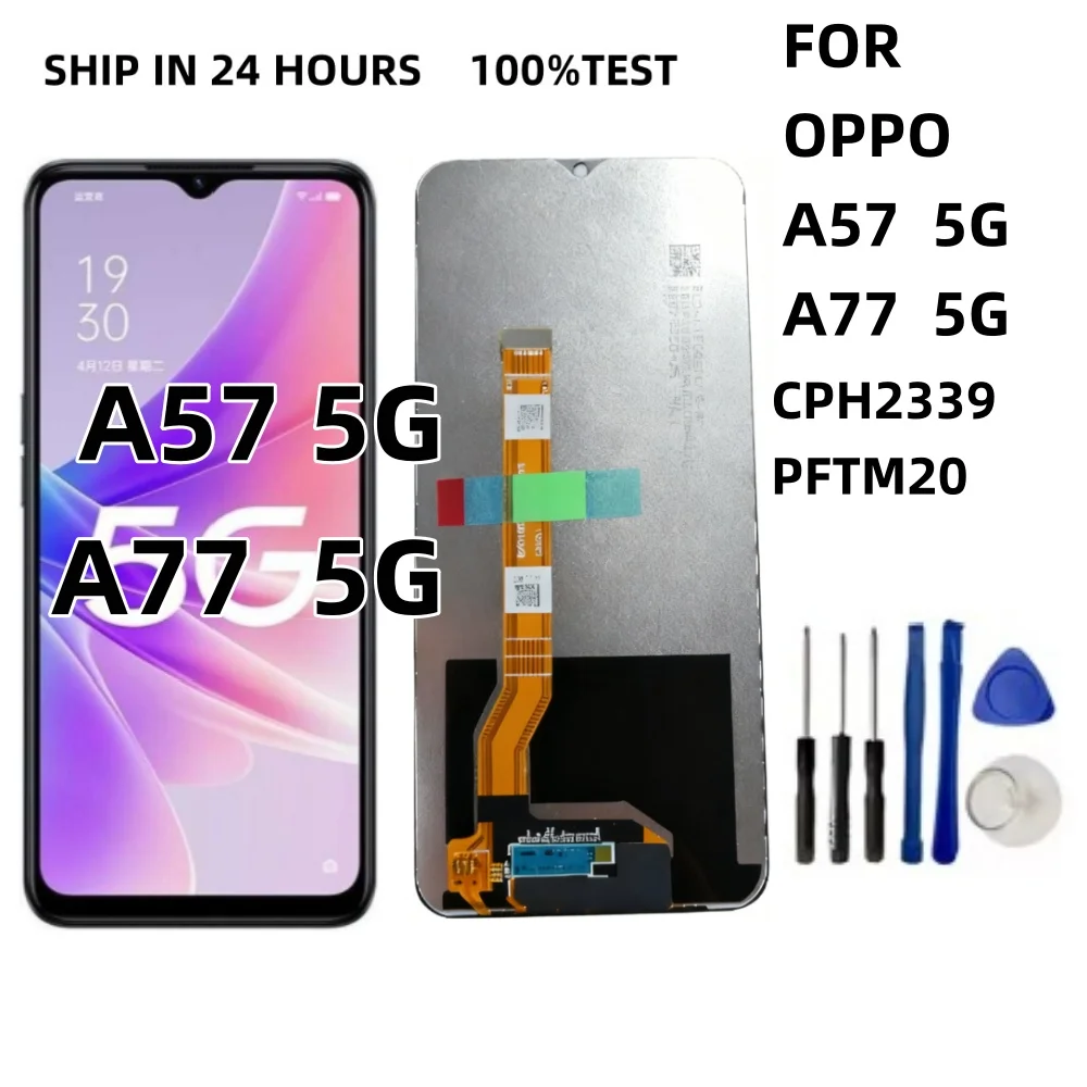 Nuevo LCD para OPPO A57 5G A77 5G LCD CPH2339 PFTM20 pantalla LCD ...