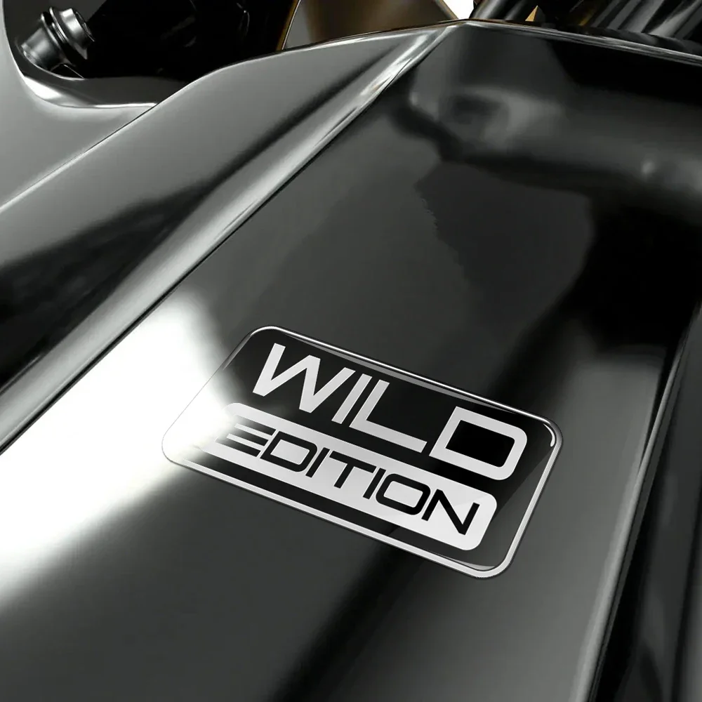 3D Resin Motorcycle Sticker Wild Edition Sticker for BMW Suzuki Aprilia ...