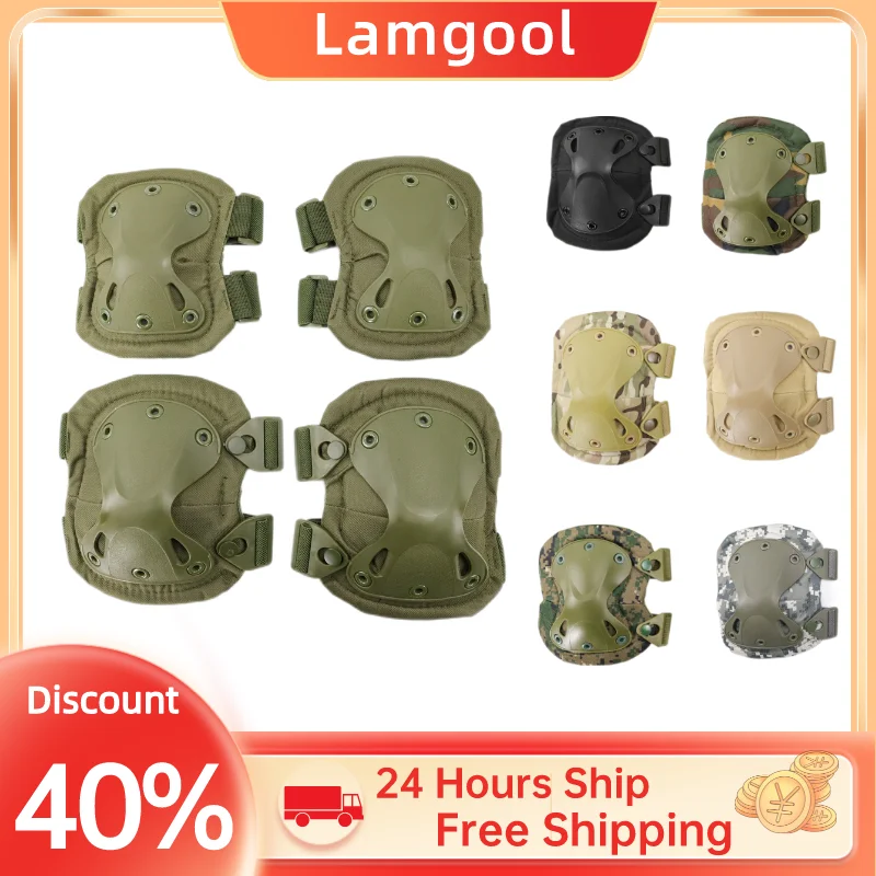 Kneepad Tactical Elbow Knee Pads Military Knee Protector Army Airsoft ...