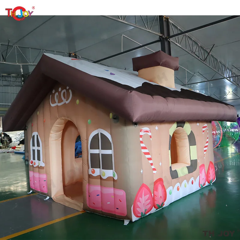 New Design 3x3m Outdoor Santa Grotto Inflatable Christmas House Tent ...