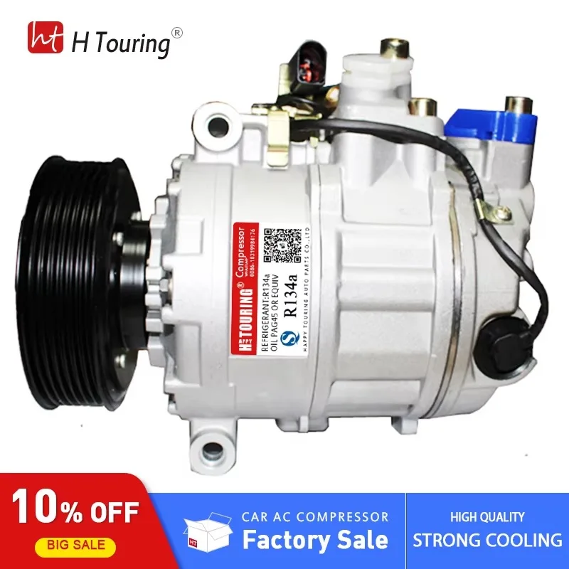 AC compressor For Volkswagen Passat Phaeton Touareg 7L6820803D ...