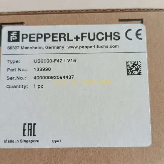 1PC-Pepperl-Fuchs-New-Original-Ultrasonic-Sensor-UB2000-F42-I-V15 ...