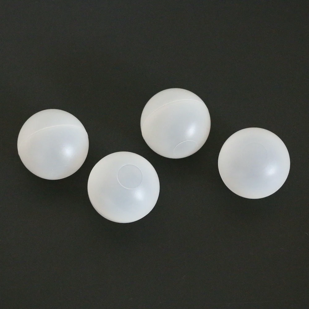 40mm Polypropylene ( PP ) Hollow Plastic Balls Precision Sphere Custom Made
