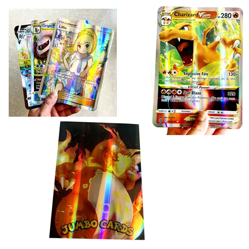 Pokemon-Cards-English-21x15cm-Oversized-Vstar-Pack-Jumbo-Flash-Card ...