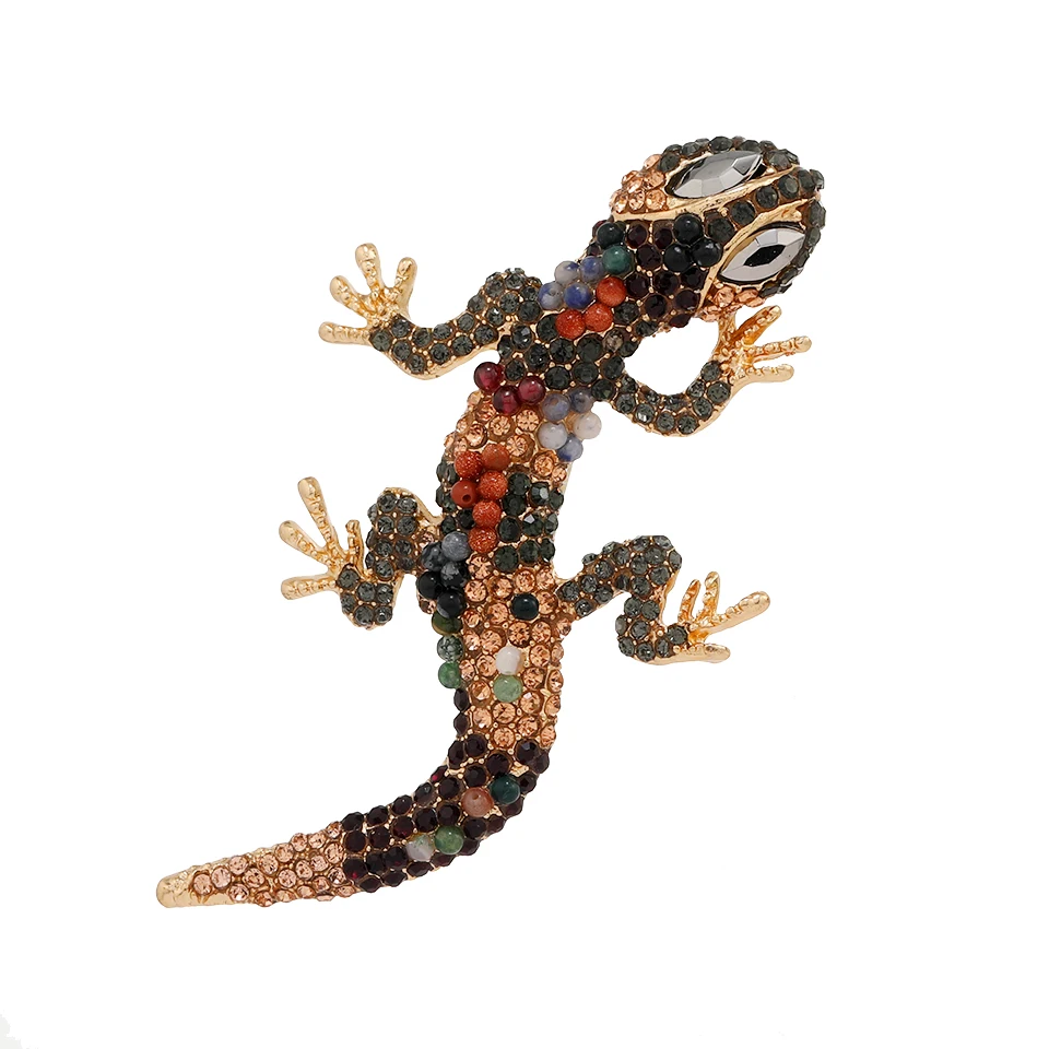 Muylinda-Rhinestone-Gecko-Brooch-Pins-Reptile-Animal-Brooches-for-Men ...