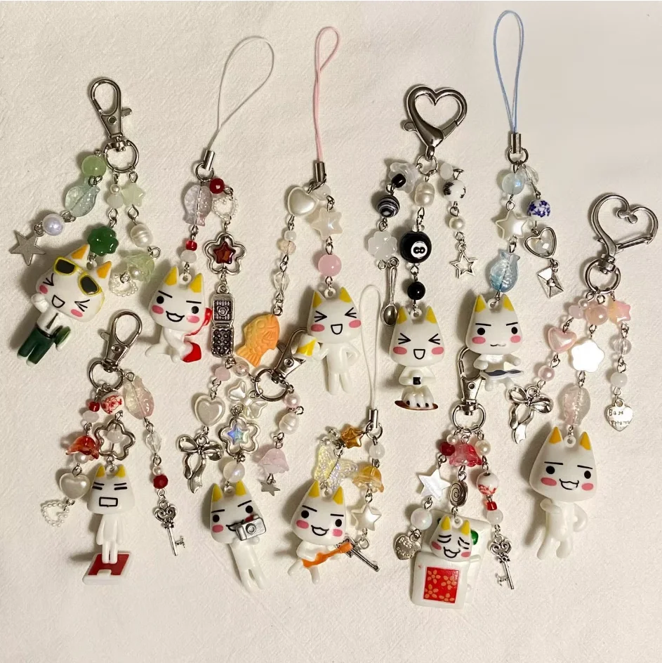Toro Inoue charms cute Keychains|Cute Cat Bag Charm|Handmade Animal ...