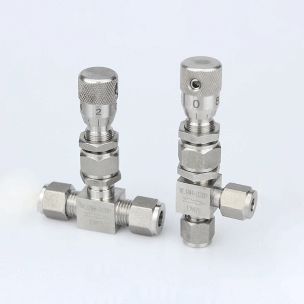 1/16 "1/8" 1/4 "3/8" 2 3 4 6 8 10 12mm OD 튜브 식별 벌크 헤드, 304 스테인레스 차단 계량 마이크로 니들 밸브|밸브| - AliExpress