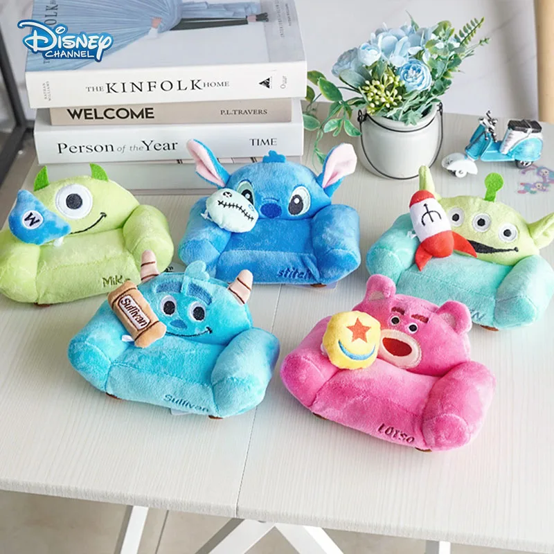 Disney-Cartoon-Plush-Small-Sofa-Dolls-Cute-Stitch-Mickey-Minnie-Donald ...