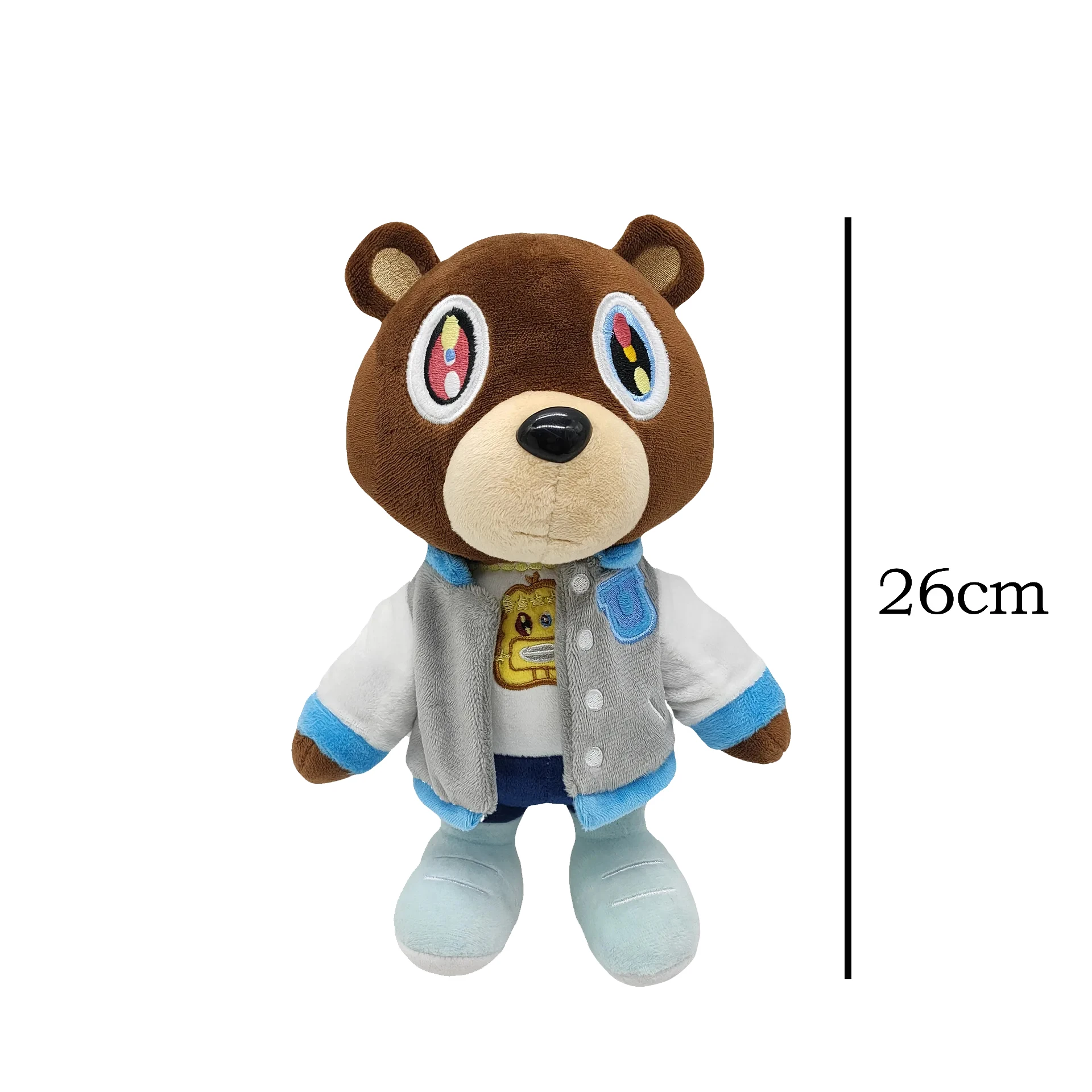 26cm Kawaii Kanye Dropout Bear Teddy Bear Plush Toys Kanye West ...