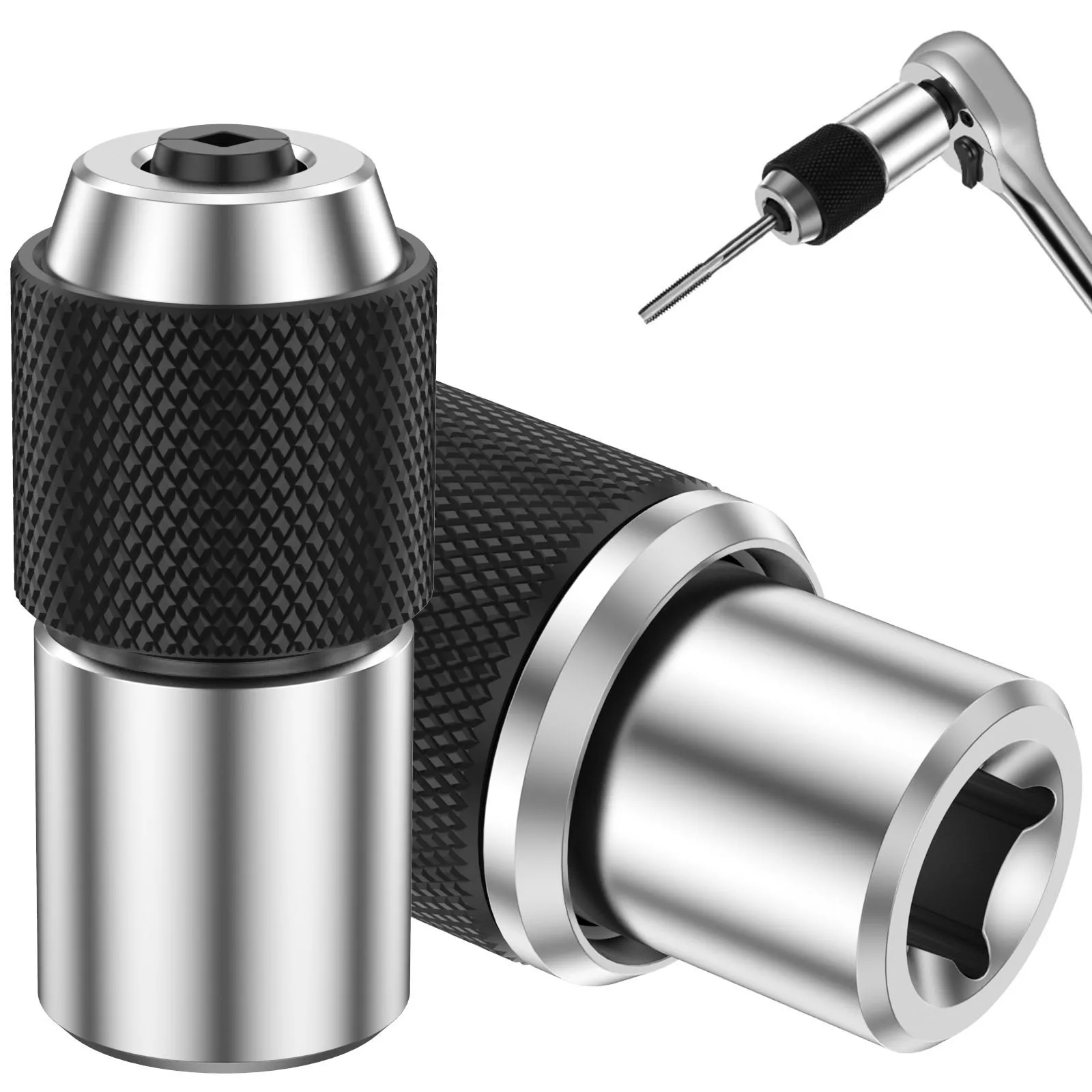 2Pcs-Tap-Socket-Ratchet-Wrench-Tap-Extractor-Socket-with-Adjustable-Jaw ...