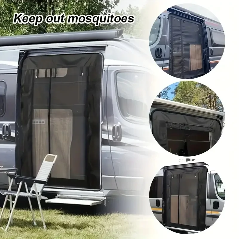1PC Car Tailgate Net Breathable Mesh Net Camping Accessories For VW T5 ...