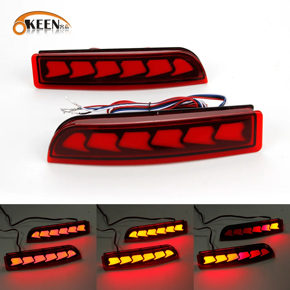 2Pc-LED-Rear-Bumper-Reflector-Light-For-Toyota-RAV4-2007-2008-2009-2010 ...