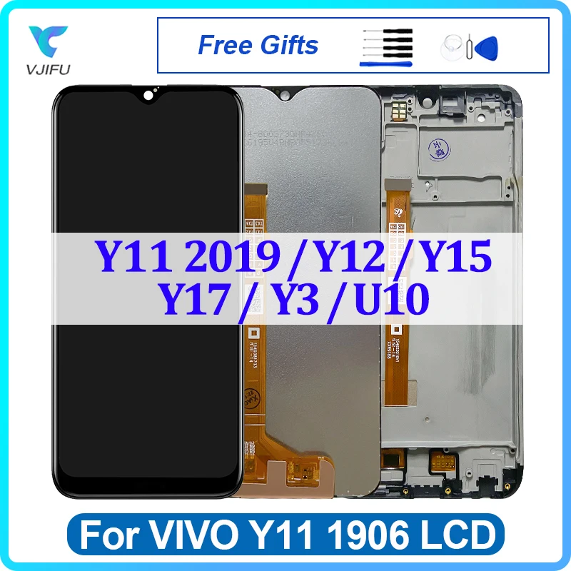 6.35" Original For VIVO Y11 2019 1906 LCD Y12 Y15 Y17 Display Touch Screen Digitizer Assembly ...