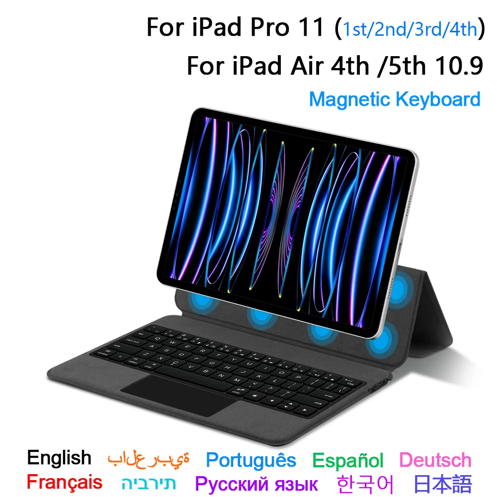 Backlit-Touchpad-Magic-Keyboard-For-iPad-Pro-11-1st-2nd-3rd-4th-Gen ...
