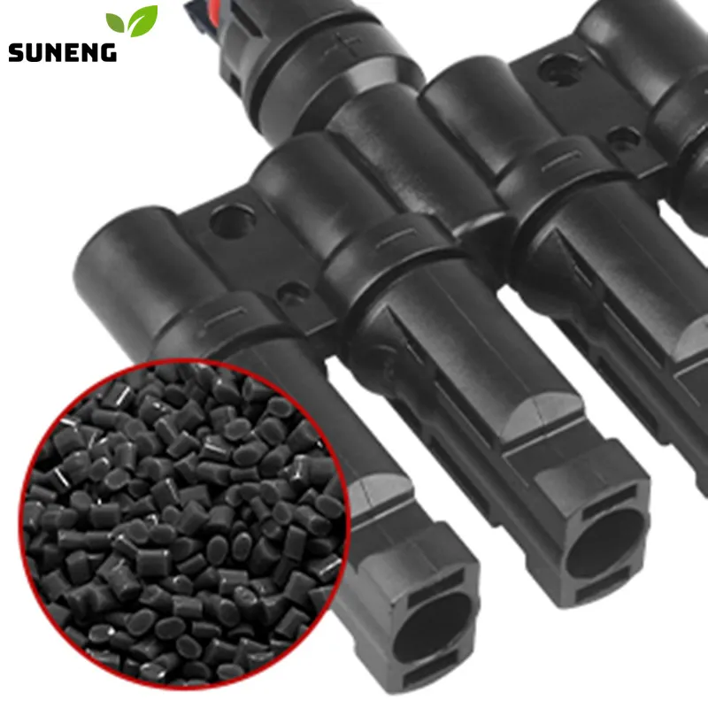 Solar Panel Cable Splitter 1 to 4 T Branch Connectors For Photovoltaic ...