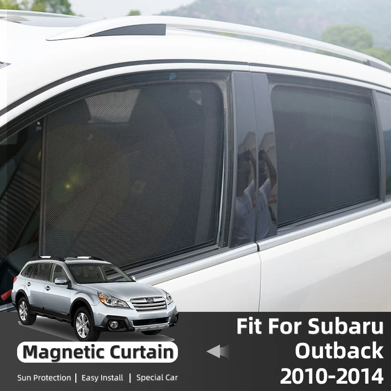 For Subaru Outback BR 2010-2014 Magnetic Car Sunshade Shield Front ...