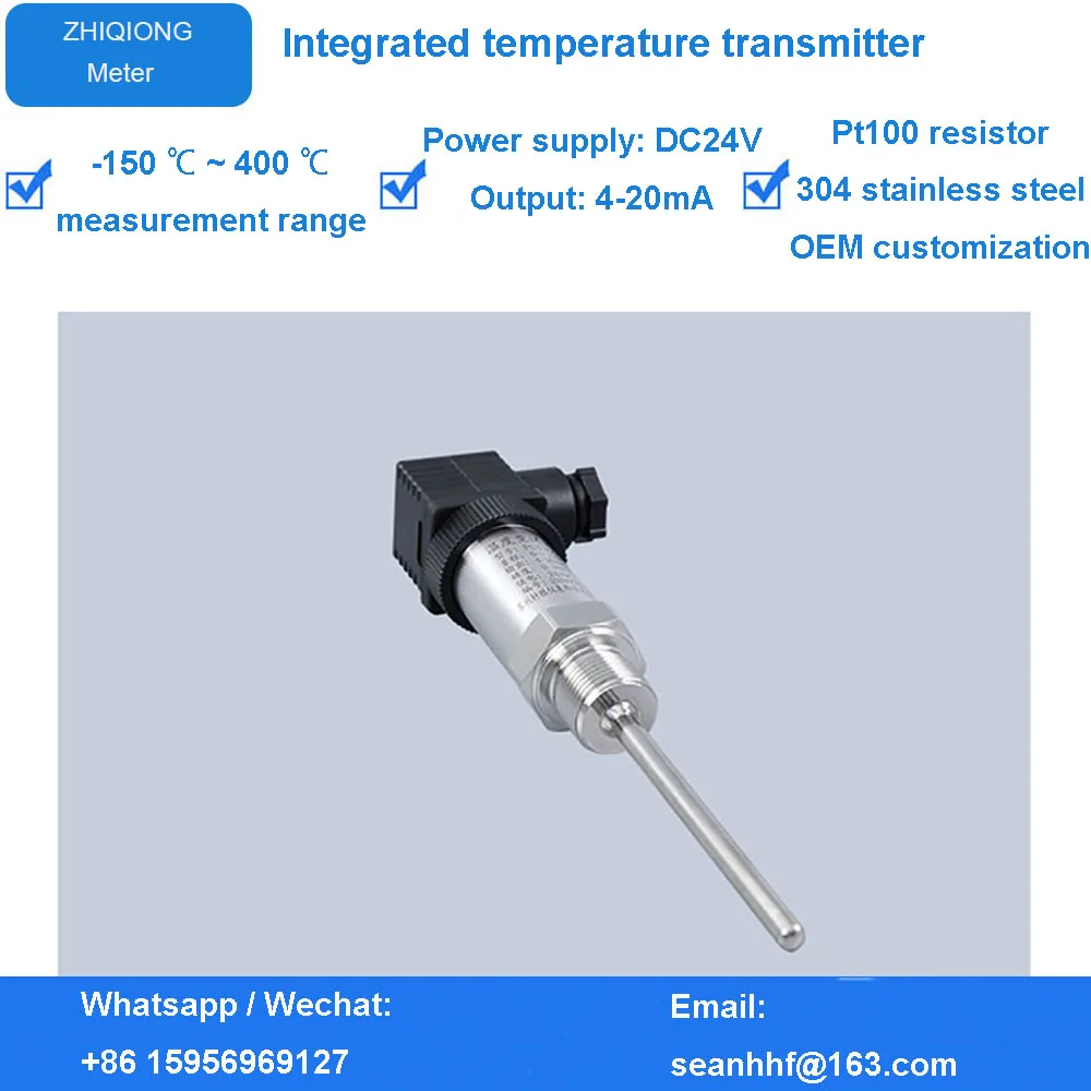 Sensor-de-temperatura-integrado-enchufable-de-salida-de-4-20mA ...