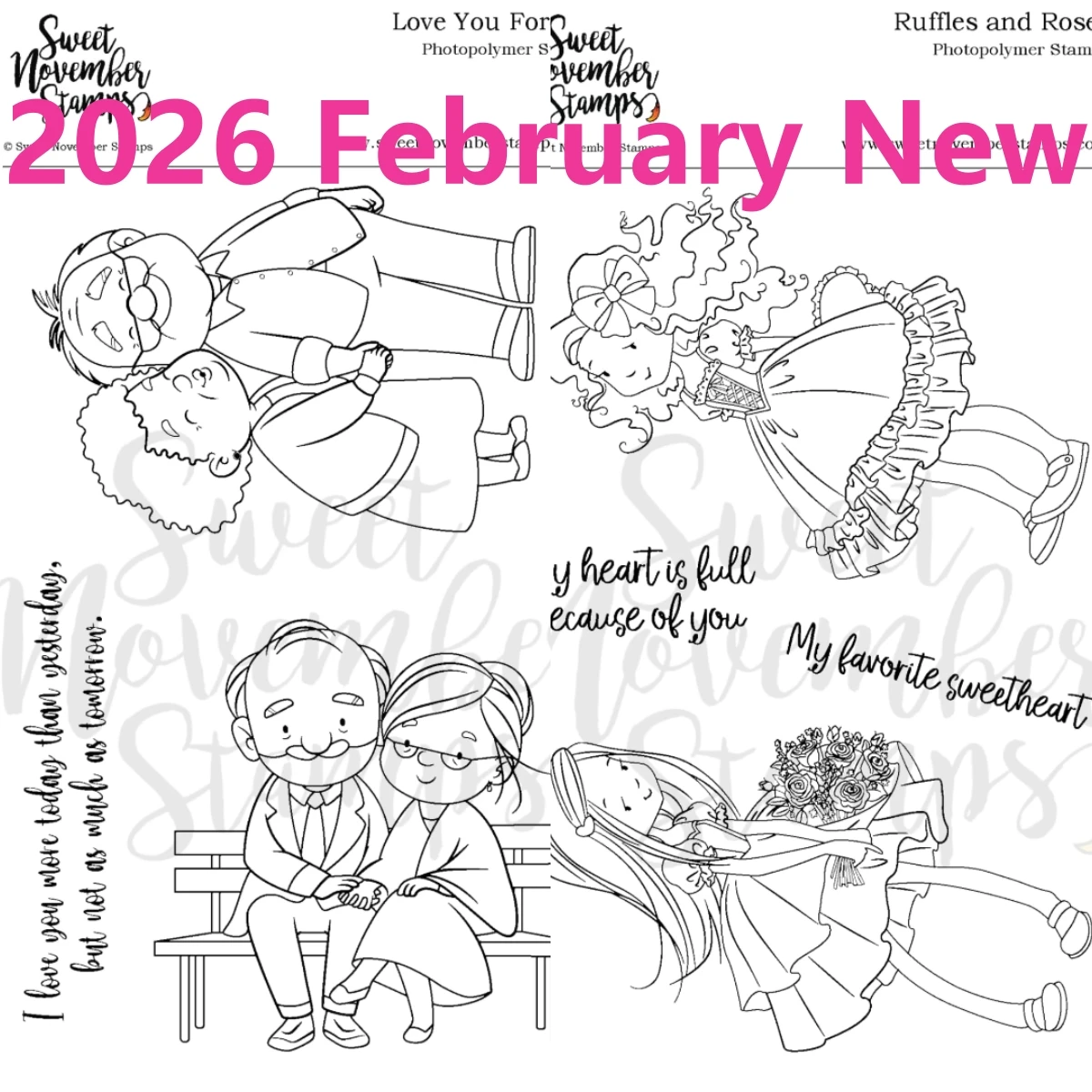 Clear Stamp Set - Spring Windows For Scrapbook Diary Decoration ...