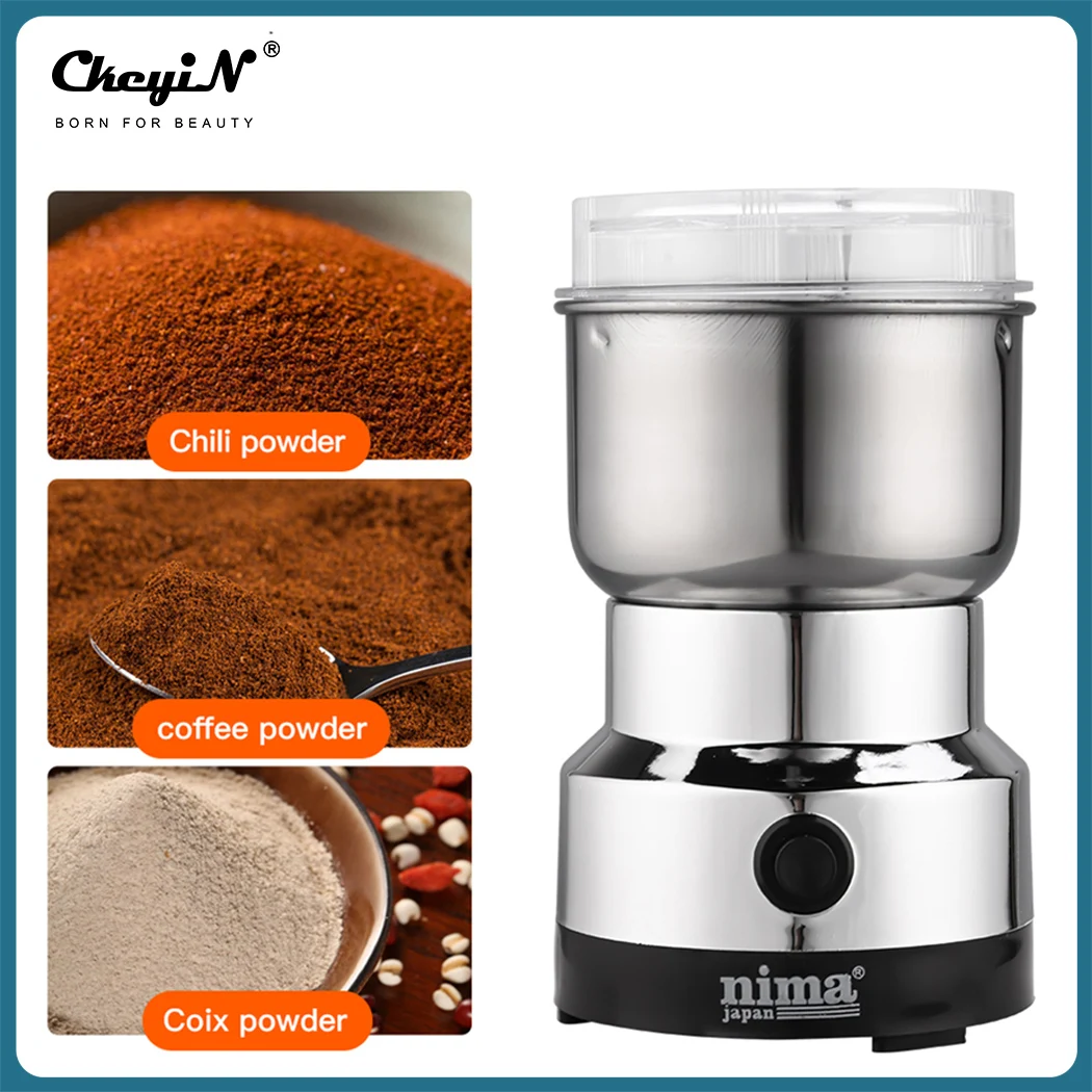 Molinillo de café eléctrico de 110V, cuchilla de acero inoxidable ...