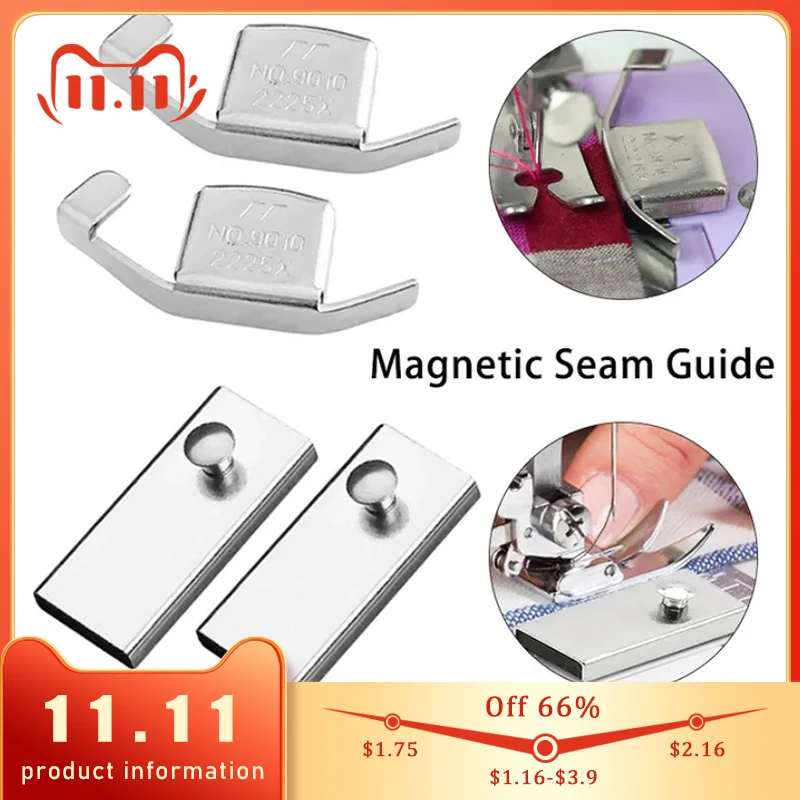 1-2pcs-Magnetic-Seam-Guide-Magnet-for-Sewing-Machine-Magnetic-Sewing ...