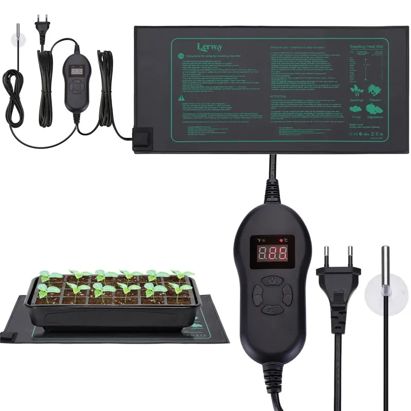 30W Seedling Heat Mat With Thermostat With Temperature Setting from 5 ...