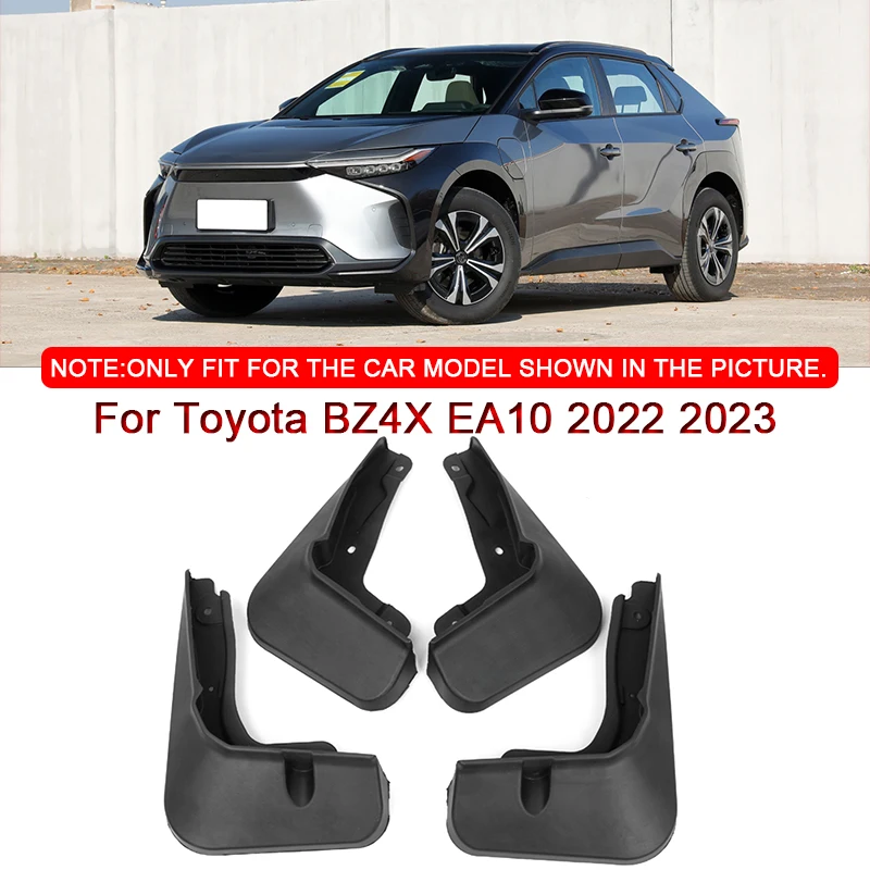 ABS Car Mud Flaps Splash Guard Mudguards Car Styling For Toyota BZ4X EA10 2022 2023 MudFlaps ...