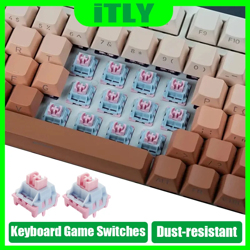 Fine lubrication Mechanical Keyboard Linear Switches Dust-resistant ...
