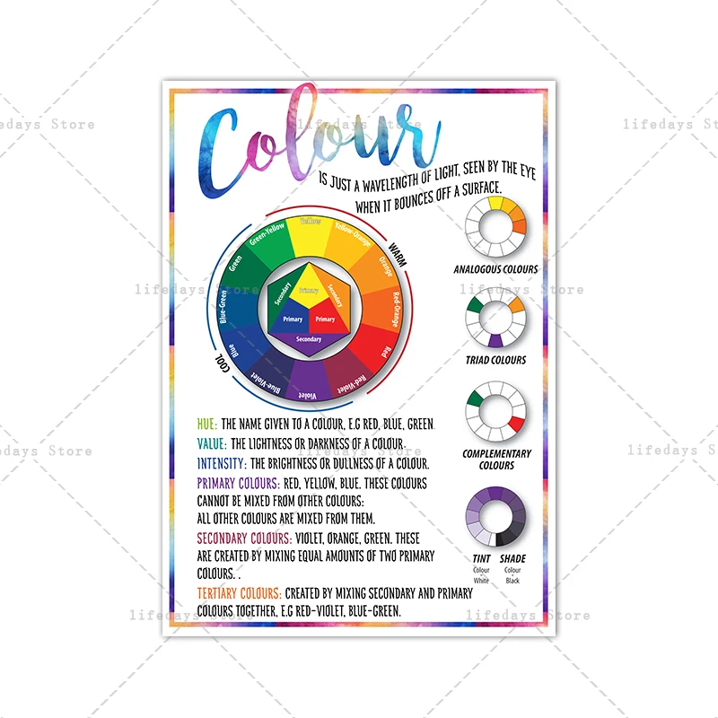 Artist Color Chart With Names