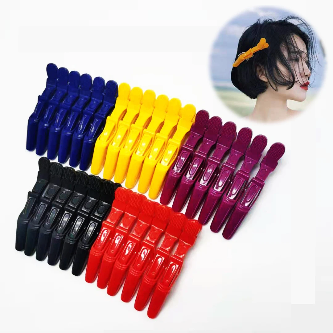 6pcs-Lot-New-Plastic-Hair-Clip-Hairdressing-Clamps-Claw-Section ...