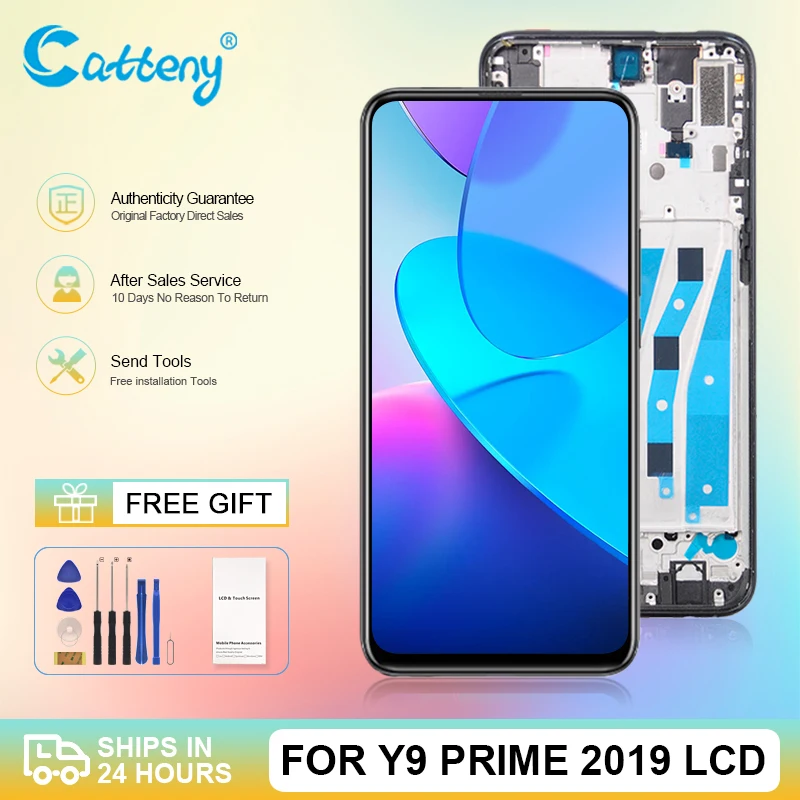 Pantalla Lcd P Smart Z para Huawei Y9 Prime 2019, montaje de STK LX1 de ...