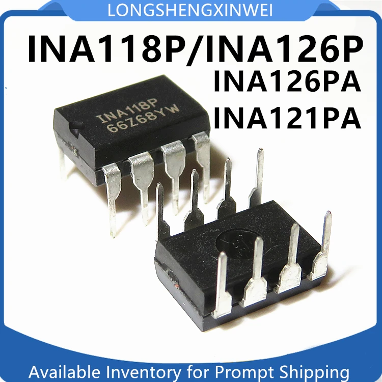 1PCS-INA118P-INA121PA-INA126P-126PA-Operational-Amplifier-Chip-DIP8 ...