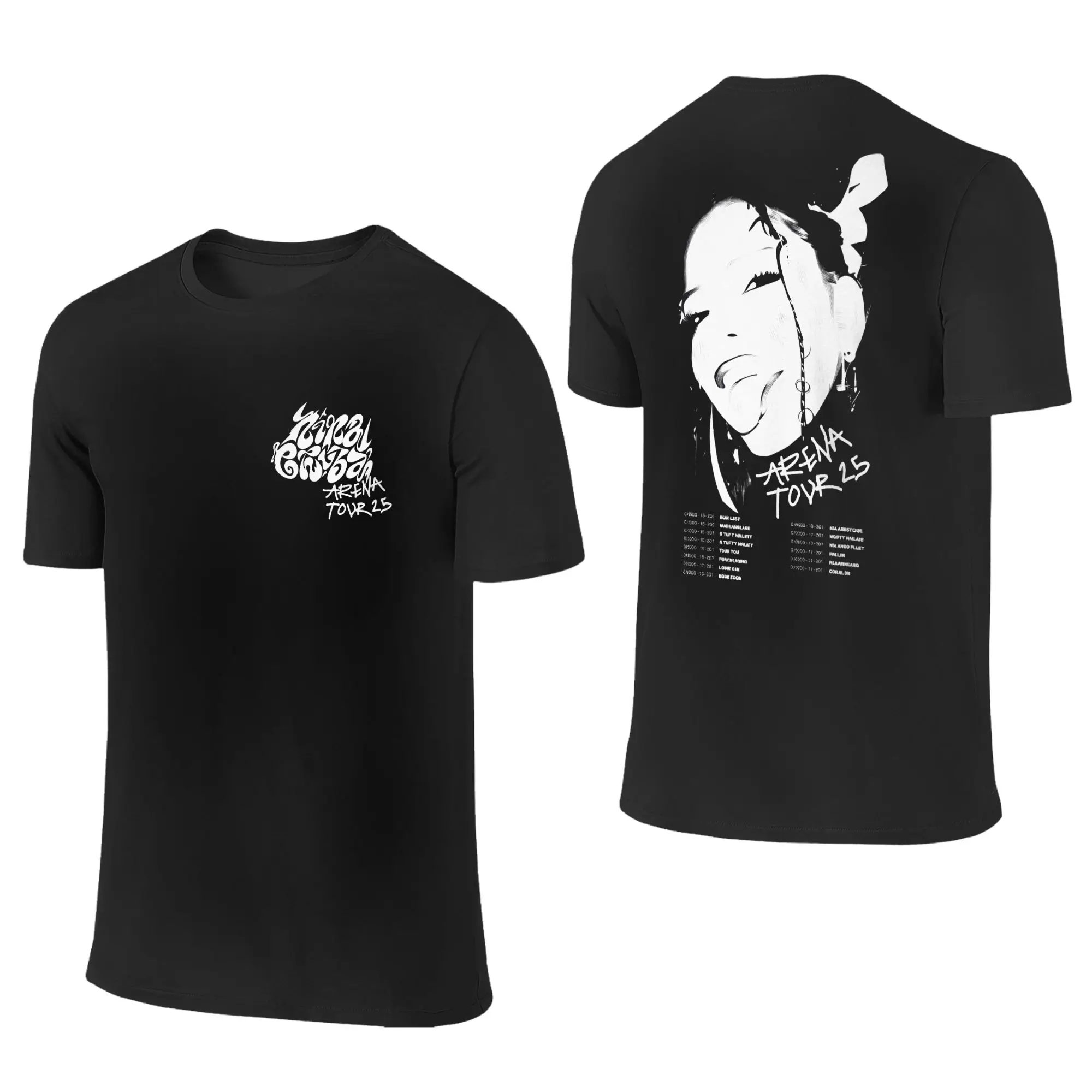 Vintage T-Shirt Singer Nina Chuba Cotton T-Shirts New Album Tour 2025 ...