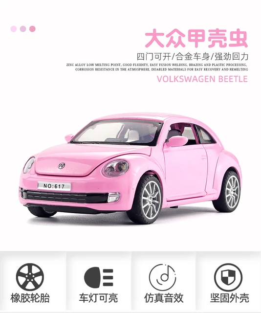 Light Pink Volkswagen Beetle