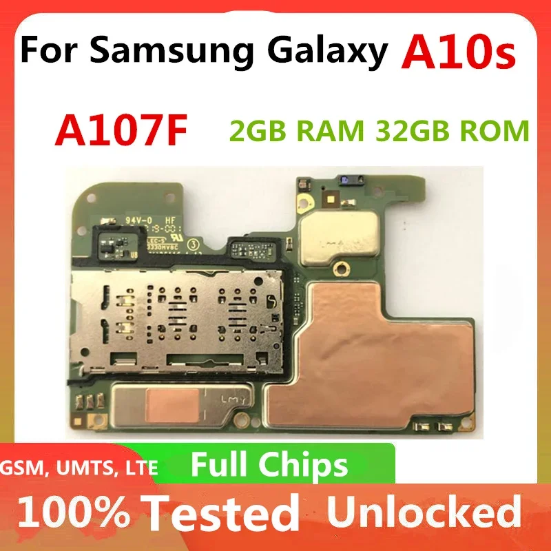 For-Samsung-Galaxy-A10S-A107F-Logic-Board-Unlocked-Motherboard-Android ...