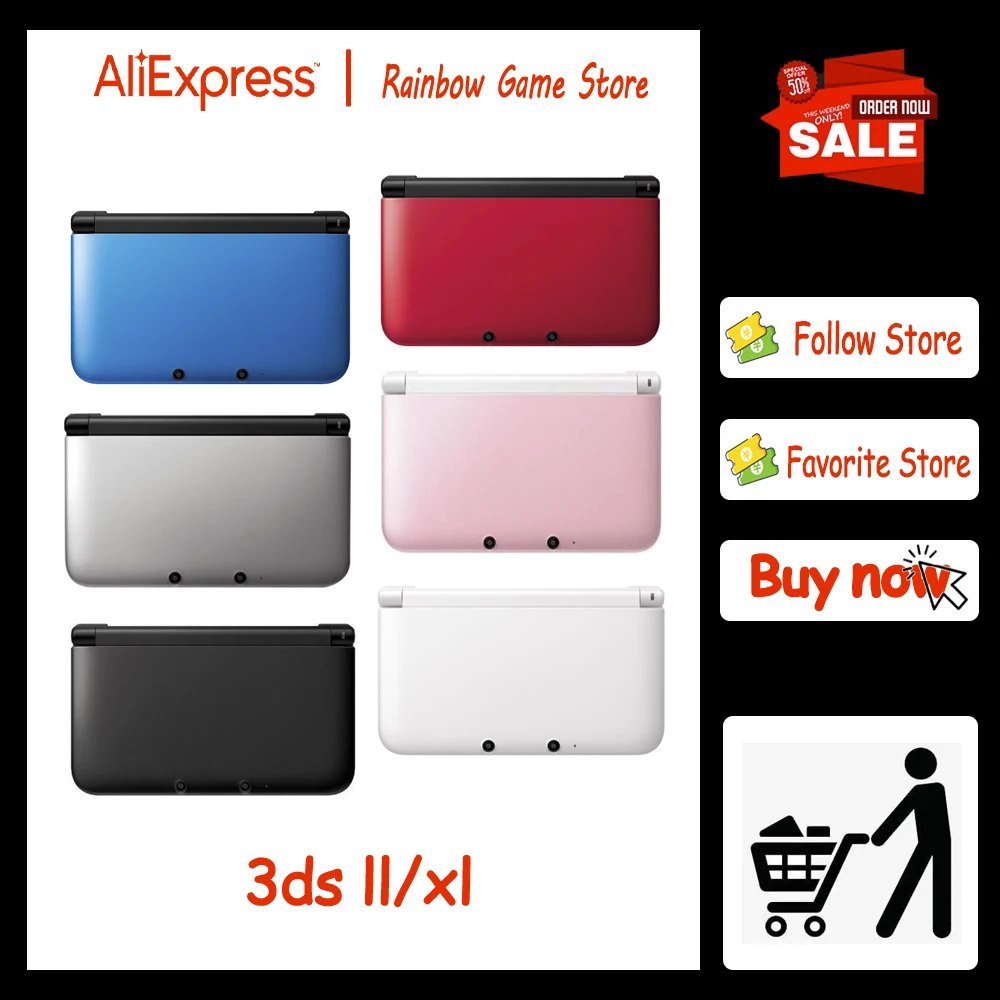 Consola-de-videojuegos-port-til-cl-sica-3DS-XL-LL-100-original-para ...