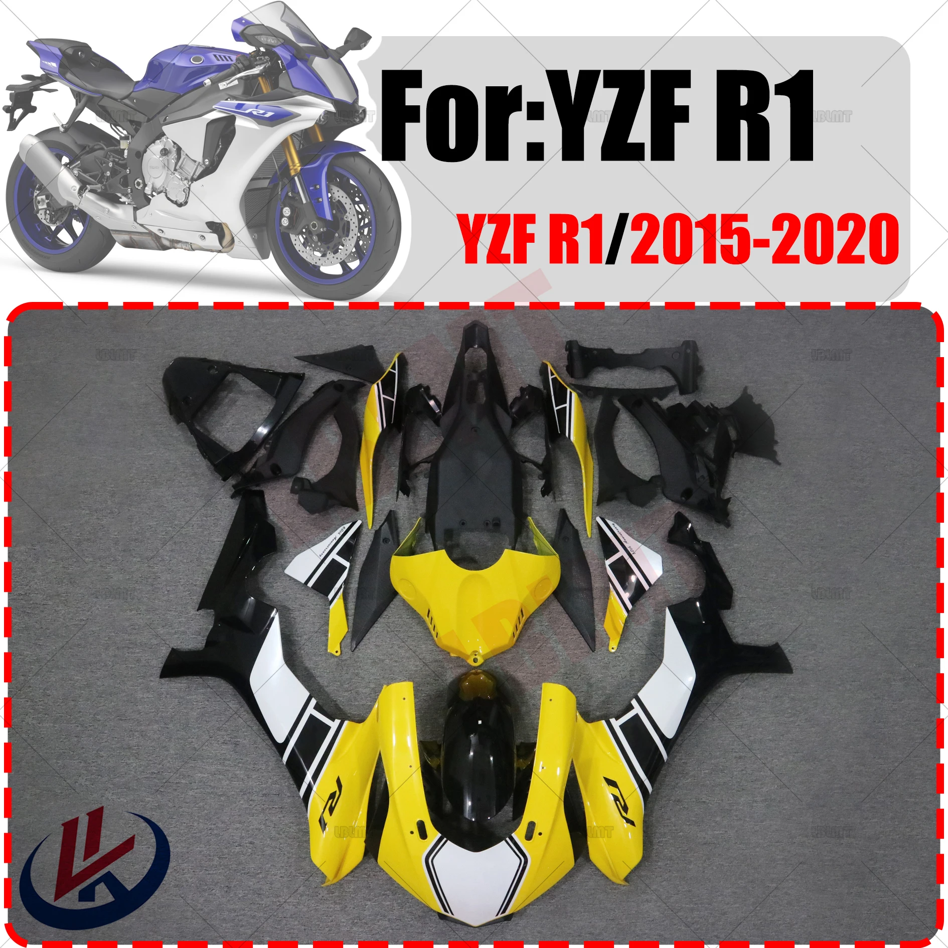 Motorcycle-ABS-Injection-Bodywork-Fairing-Kit-For-Yamaha-YZF-R1-YZFR1 ...