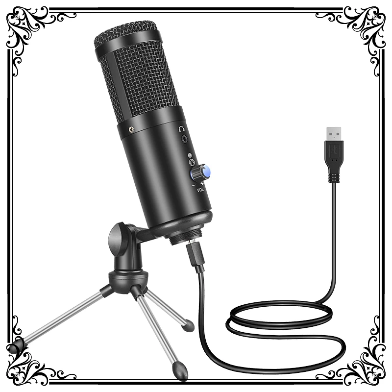 Professional-USB-Microphone-Studio-Condenser-Microphone-for-PC-Computer ...