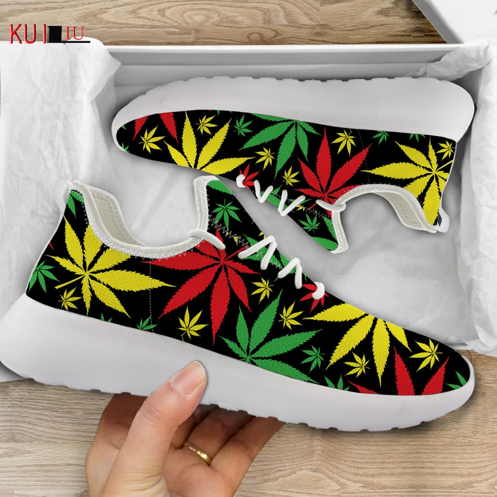 Weed Design On Shoes