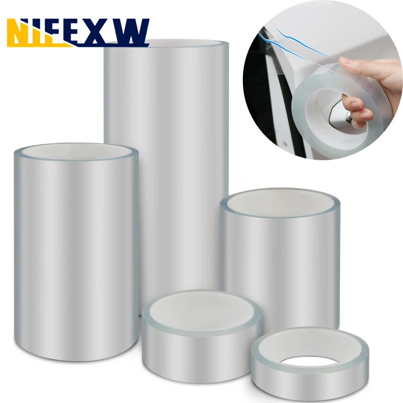 Transparent Car Door Stickers Protector Car Door Sill Scratchproof ...