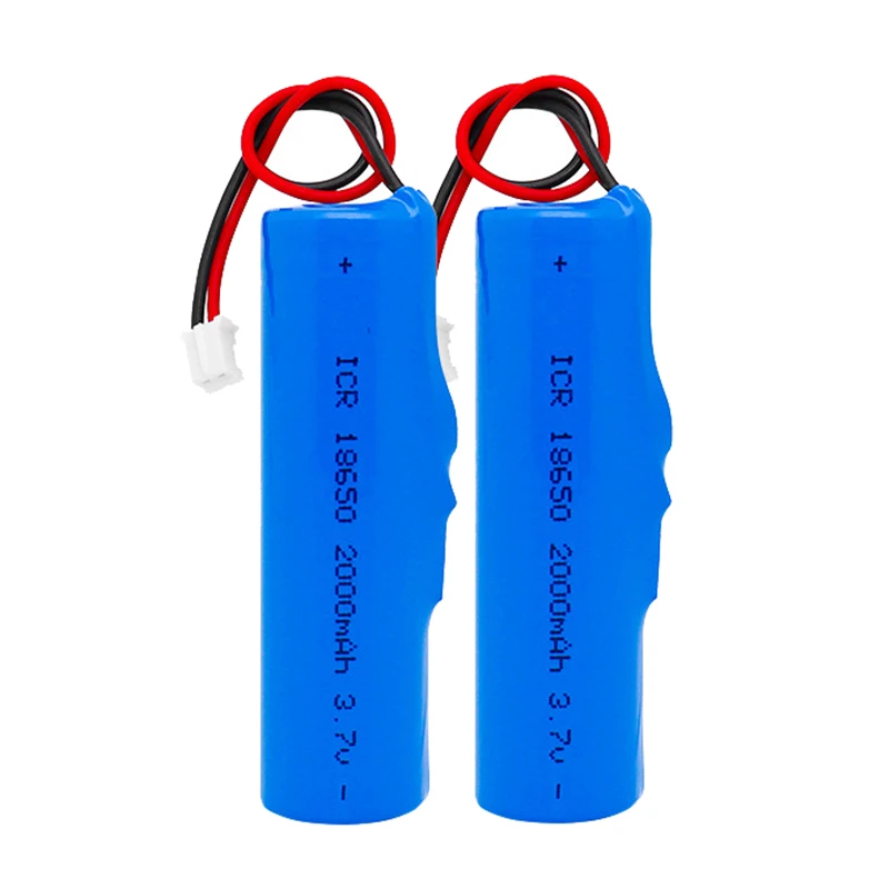 Original 3.7V 2000mAH Rechargeable Lithium Battery 18650 Li-ion with ...