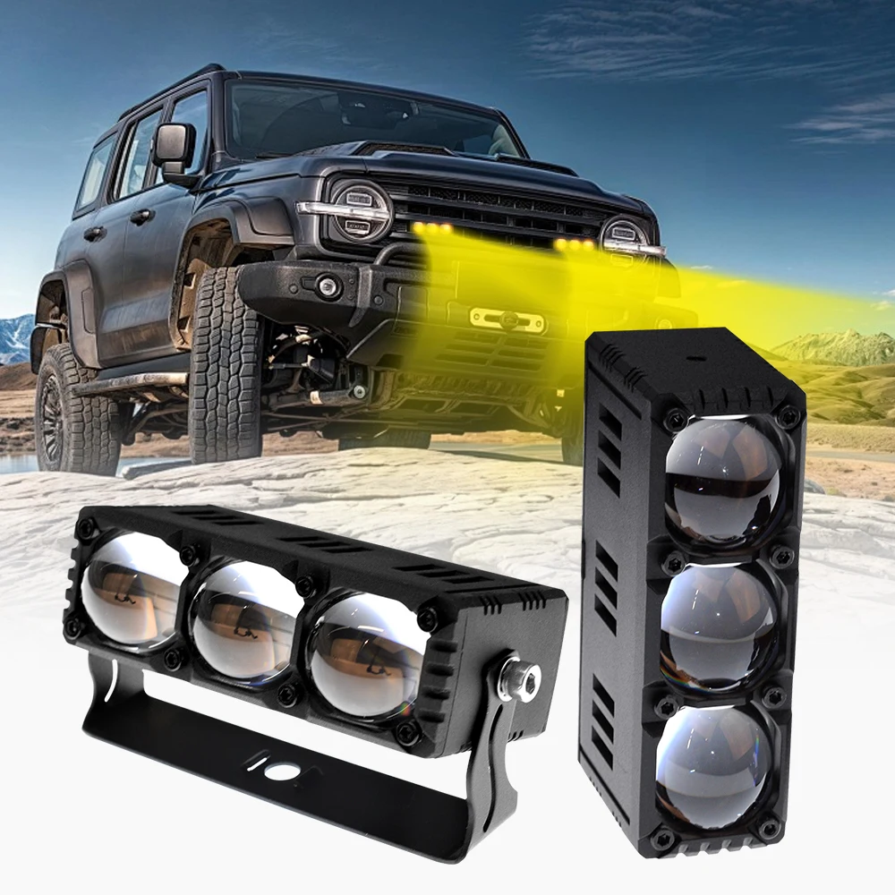 For Auxiliary Spotlight Lamp Car Fog light Accessories Motorcycle Mini ...