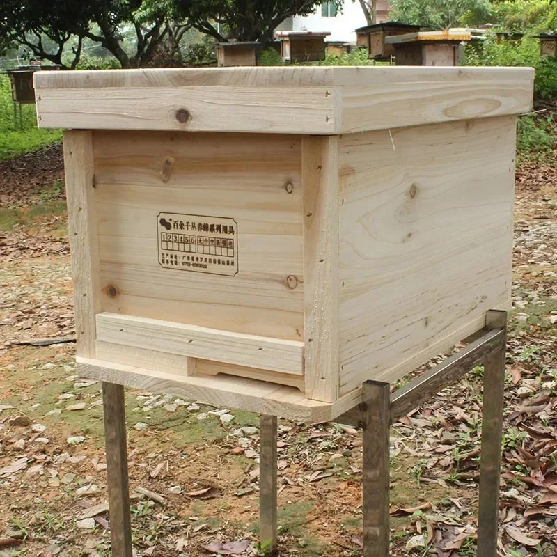 Colmena-de-madera-autom-tica-caja-de-abejas-nido-equipo-de-apicultura ...